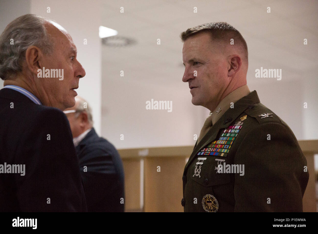 Colonel Daniel Greenwood, commanding officer of Special Purpose Marine ...