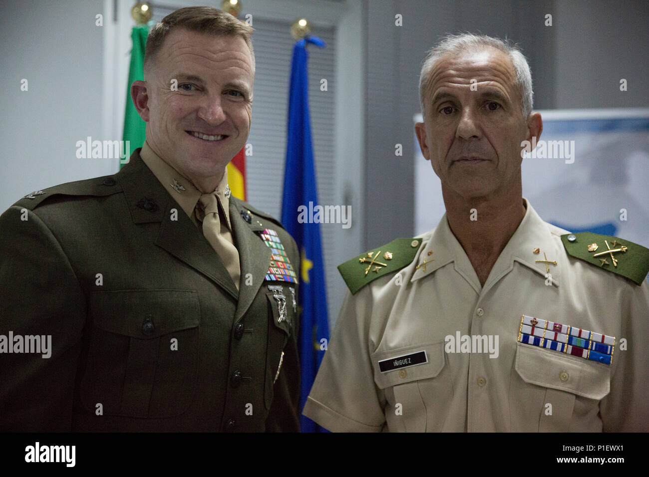 Colonel Daniel Greenwood, commanding officer of Special Purpose Marine ...