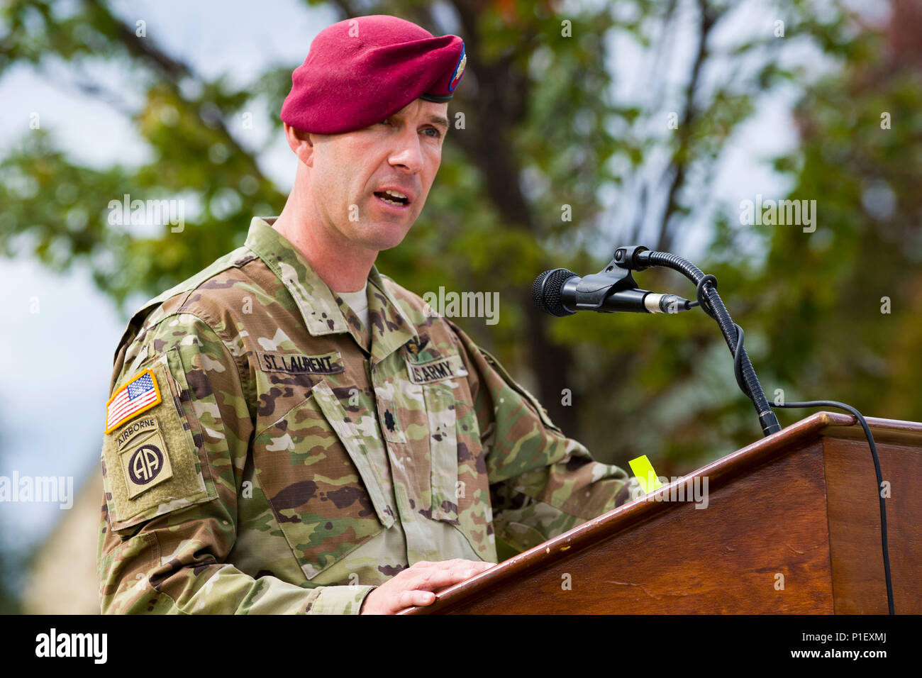 Lt. Col. Jeremy St. Laurent, 189th Combat Sustainment Support Battalion ...