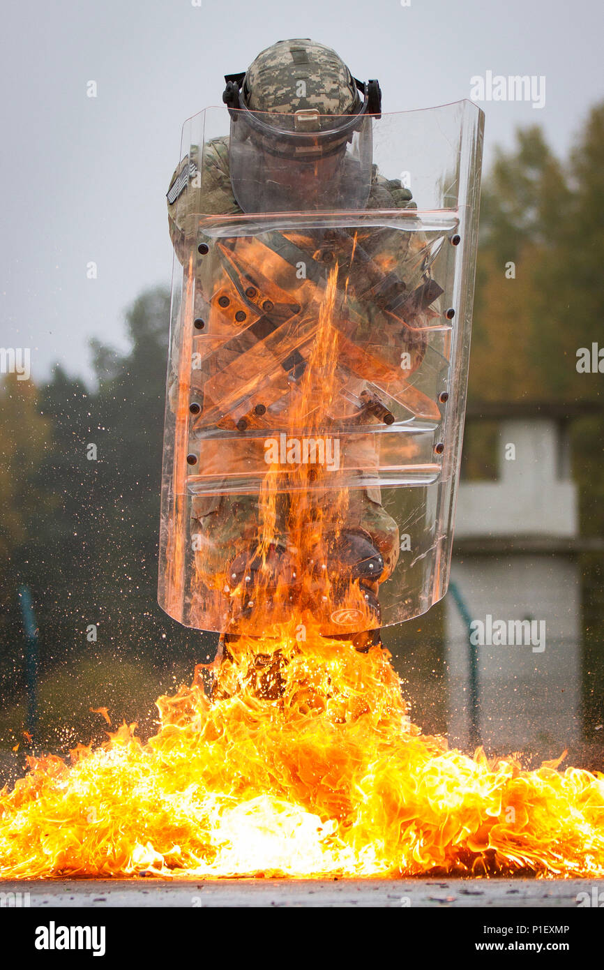 Pvt. Logan Lopez, a cavalry scout assigned to 1st Squadron, 33rd ...