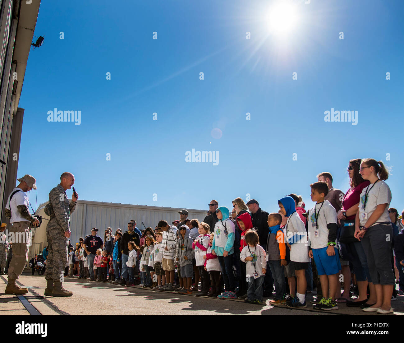 Brig. Gen. Christopher Azzano, 96th Test Wing commander, briefs the ...