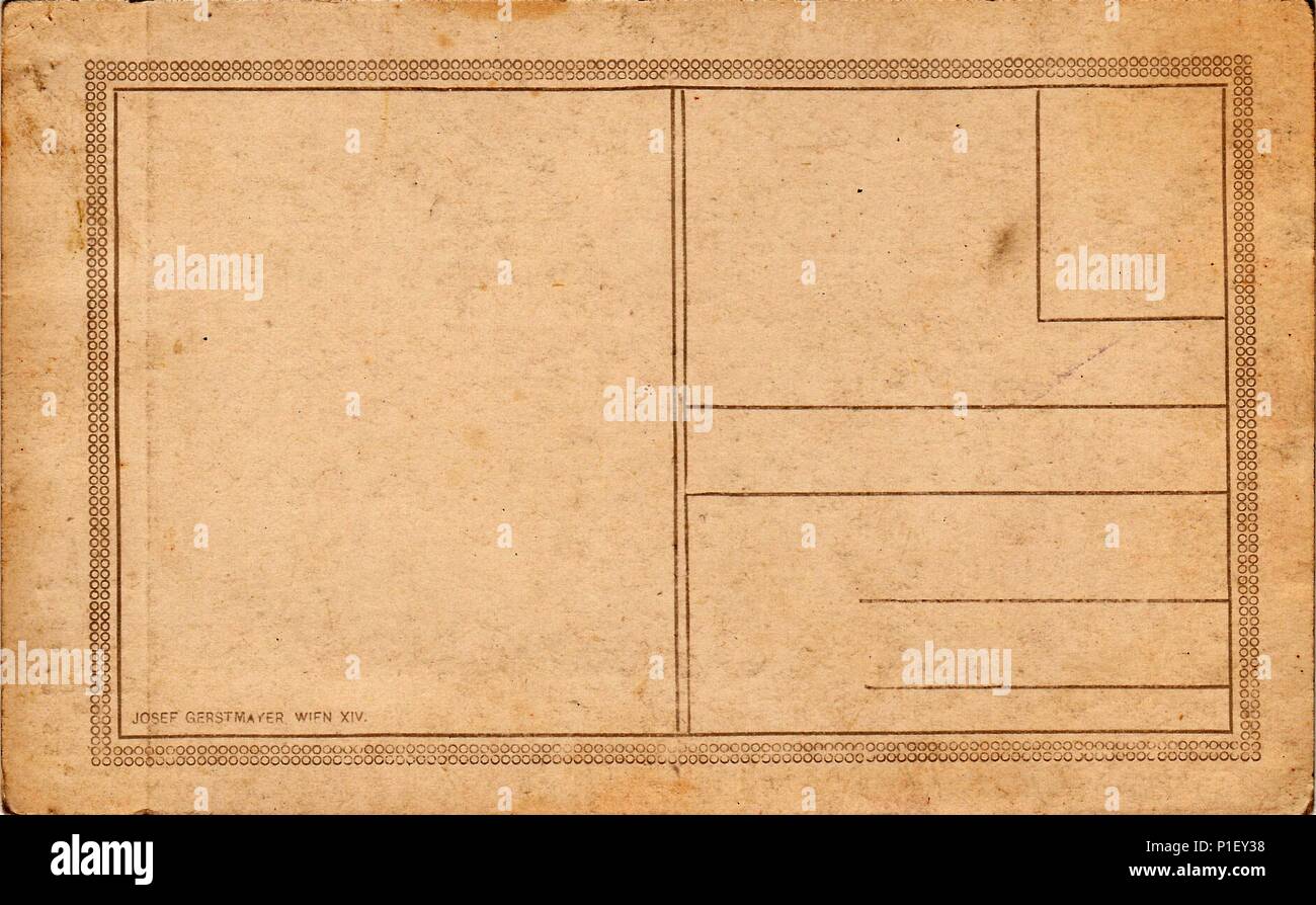 Old paper texture postcards back hi-res stock photography and images ...