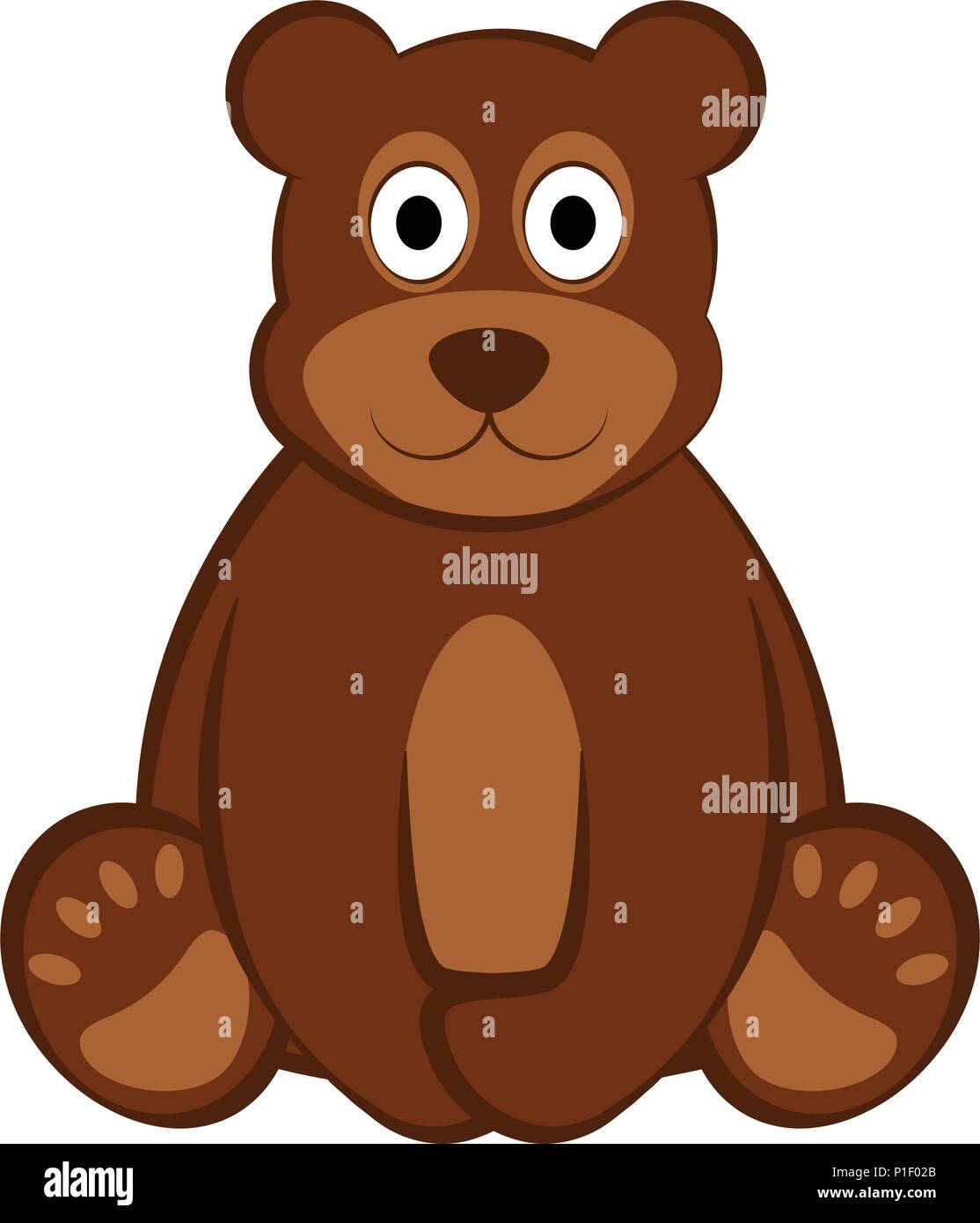 Happy bear icon Stock Vector Image & Art - Alamy
