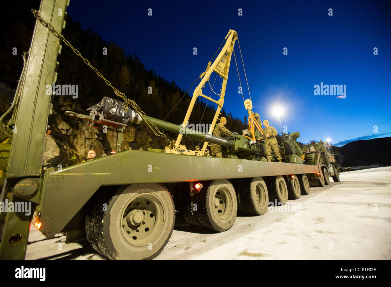 U.S. Marines with the Black Sea Rotational Force prepare and check ...