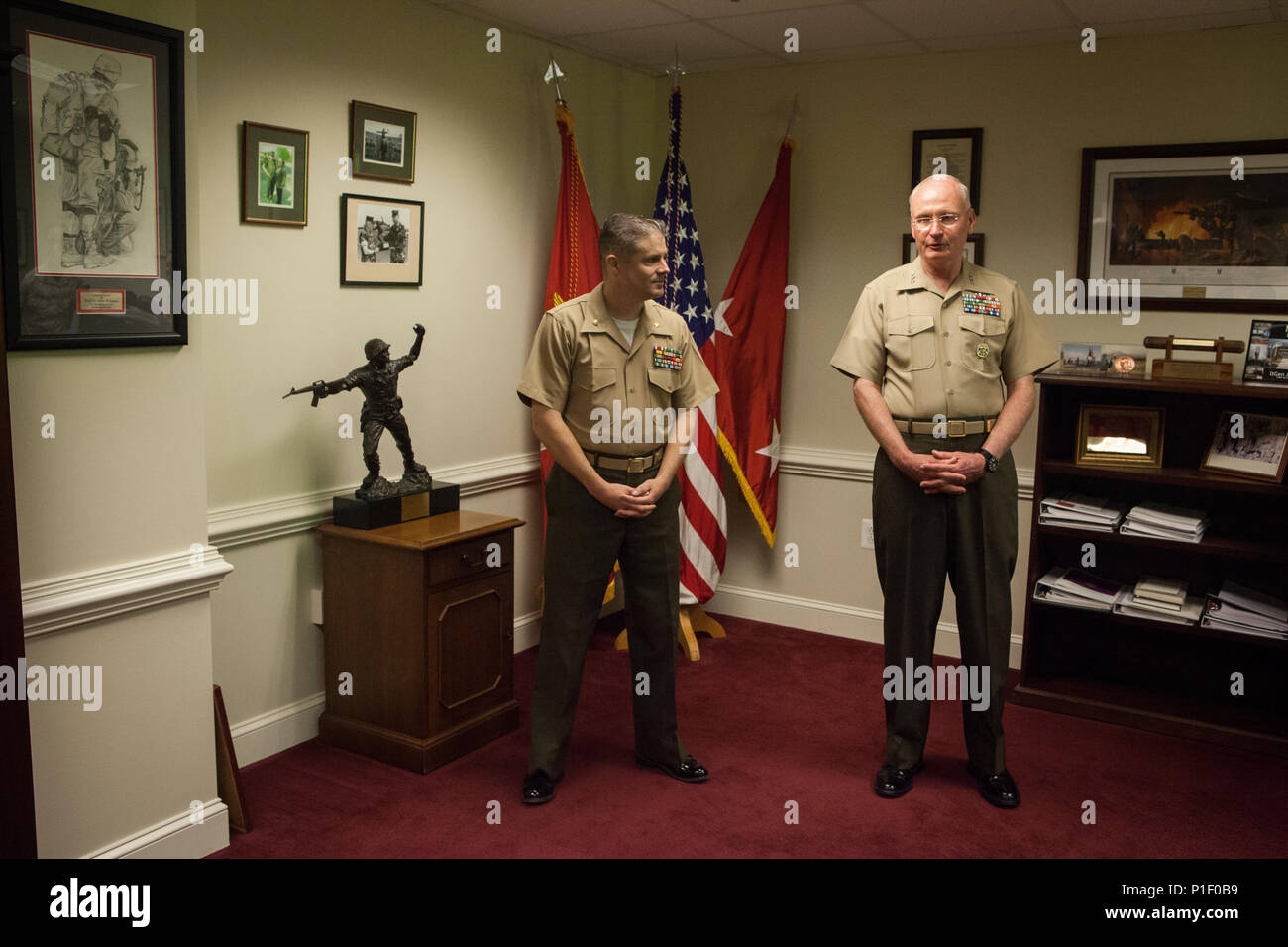 Lieutenant General James B. Laster, Director of Marine Corps Staff ...