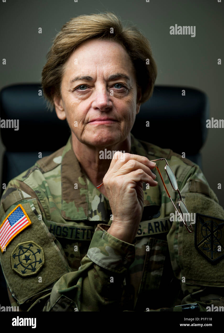 Chief Warrant Officer Officer 5 Mary Hostetler, command chief for the ...