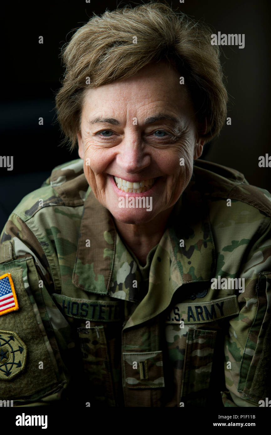 Chief Warrant Officer Officer 5 Mary Hostetler, command chief for the ...