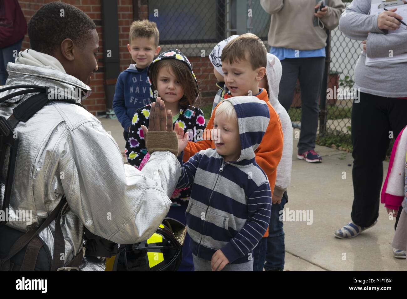 A1C Markland Hunter, 375th Civil Engineering Squadron firefighter ...