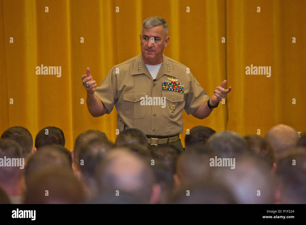 U.S. Marine Corps Gen. Glenn M. Walters, 34th assistant commandant of ...