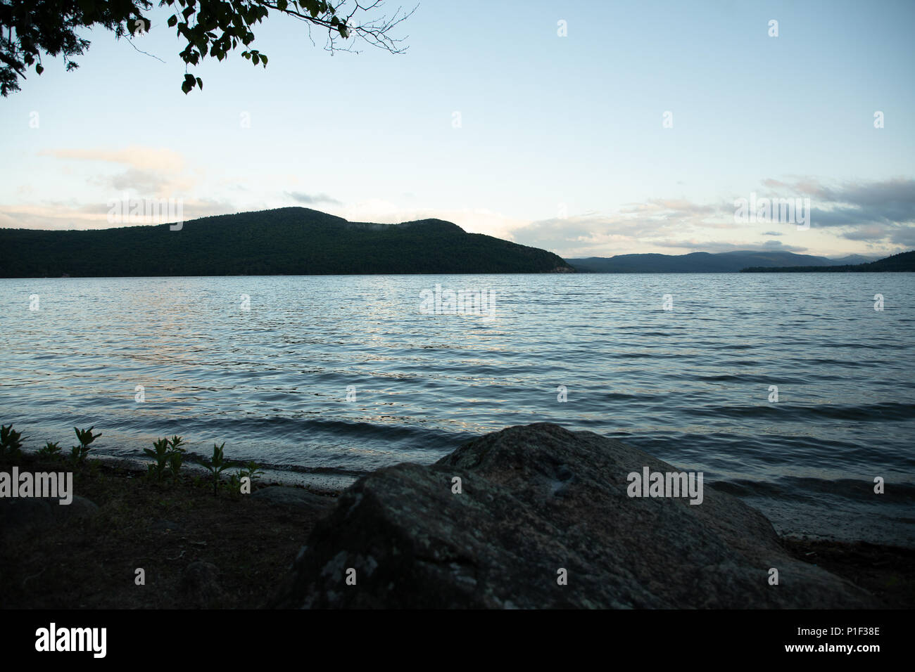 View of the Lake Stock Photo - Alamy