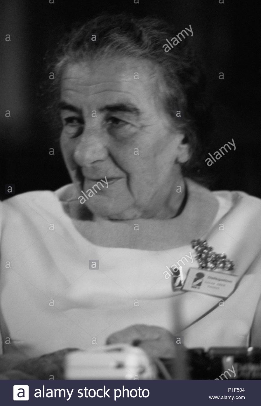 Israeli Prime Minister Golda Meir Stock Photos & Israeli Prime Minister ...