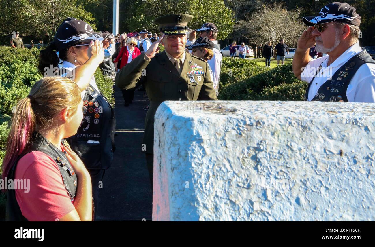 Col. Steven Wolf, commanding officer of the School of Infantry – East ...