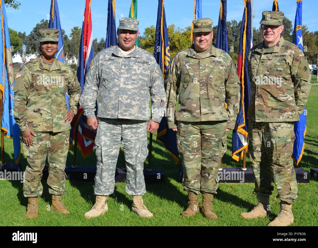Col. Toni Glover, 650th Regional Support Group commander, Chief Warrant ...