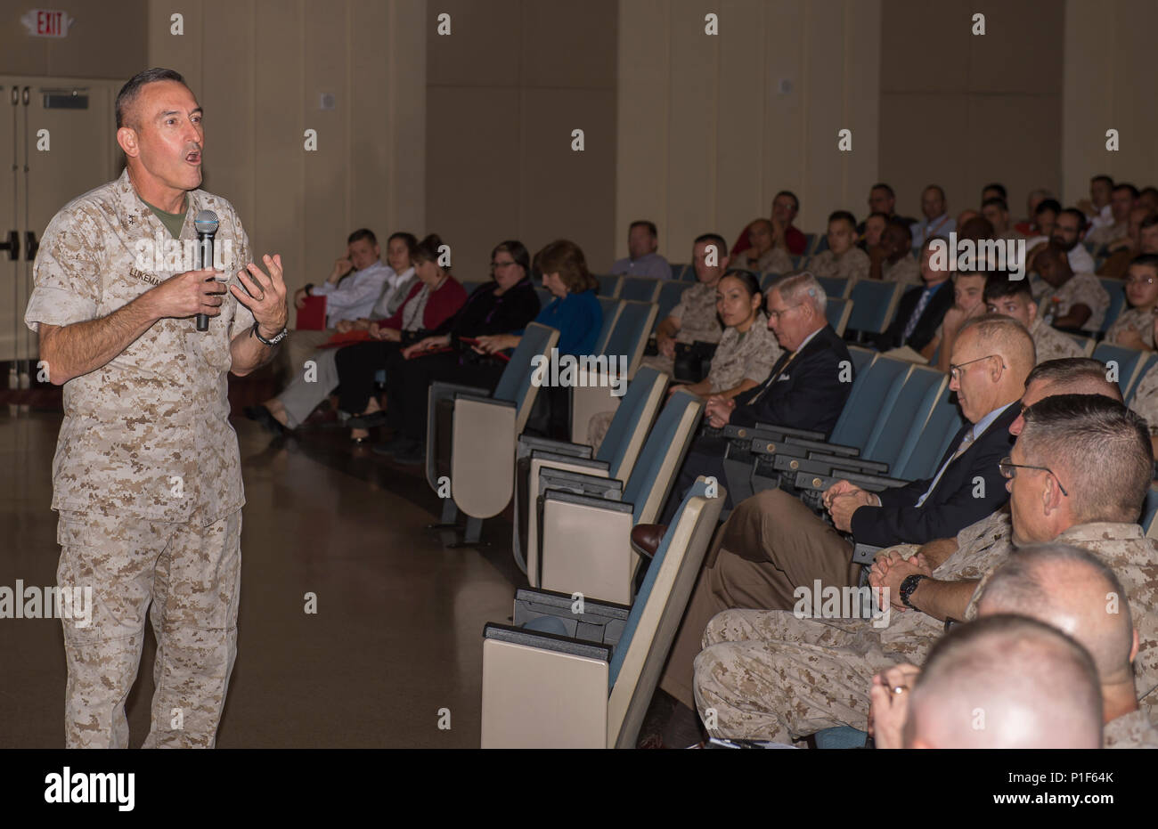 U.S. Marine Corps Maj. Gen. James W. Lukeman, commanding general ...