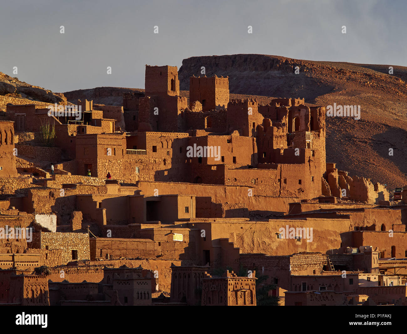 Kasbah Ait Ben Hadu: the upper traditional Berber buildings of the ...