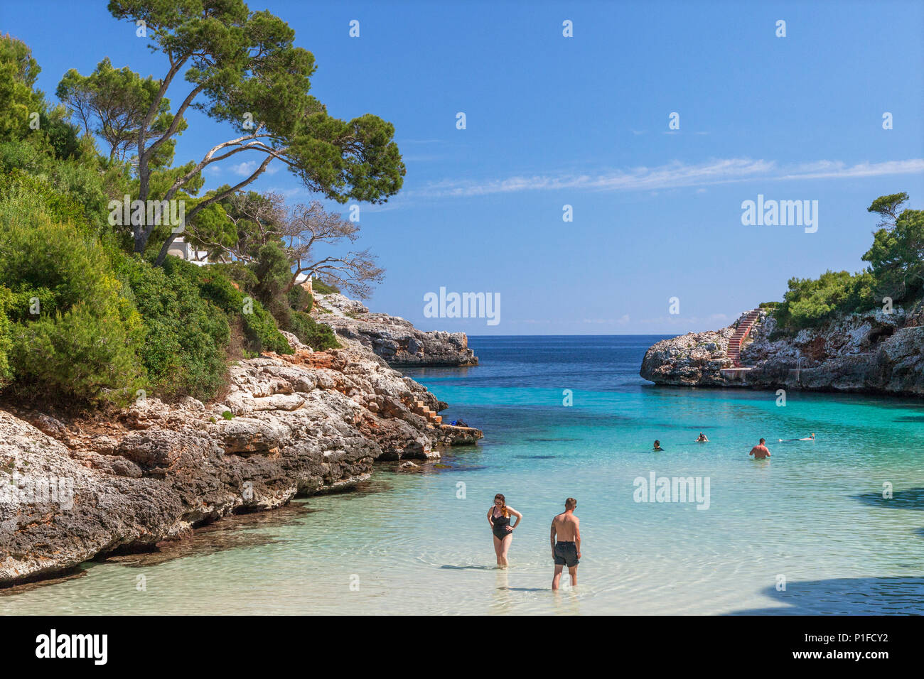 Cal Egos Beach, Cala Dor, Mallorca, Spain Stock Photo - Alamy