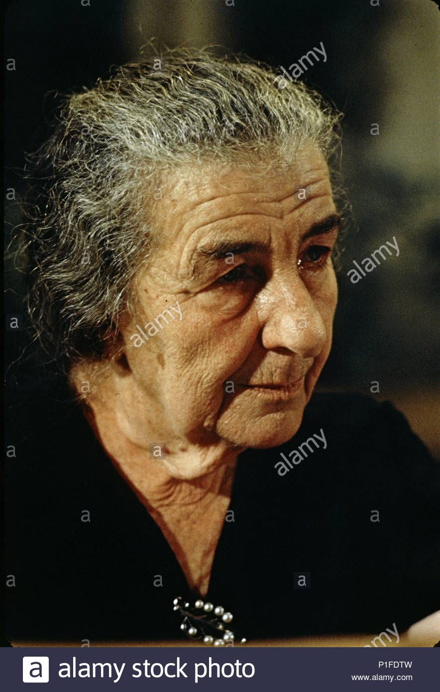 Israeli Prime Minister Golda Meir Stock Photos & Israeli Prime Minister ...