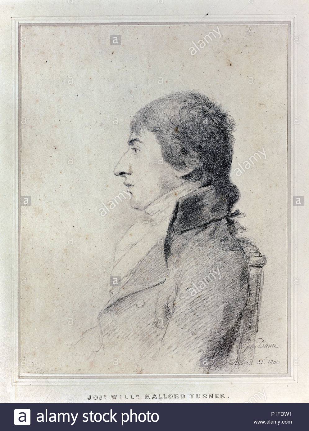 Joseph Mallord William Turner Portrait Stock Photos & Joseph Mallord ...