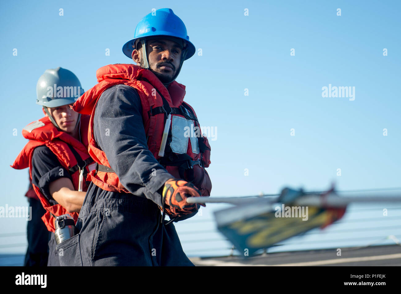 161025-N-NT265-484 PHILIPPINE SEA (Oct. 25, 2016) Seaman Alexander ...