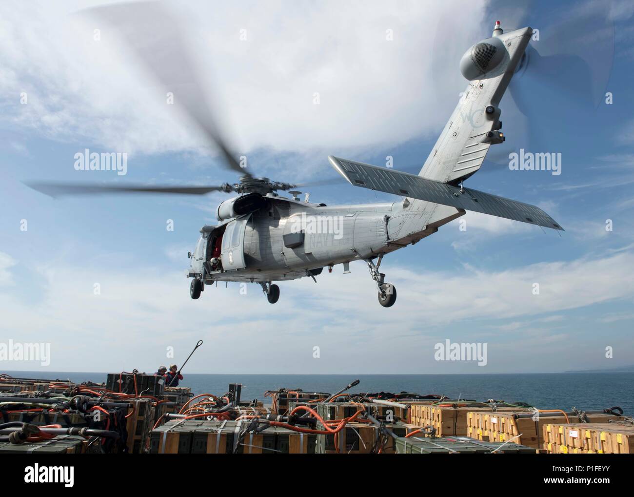 161026-N-GZ228-238 PACIFIC OCEAN (Oct. 26, 2016) Seaman Brandon Seay ...