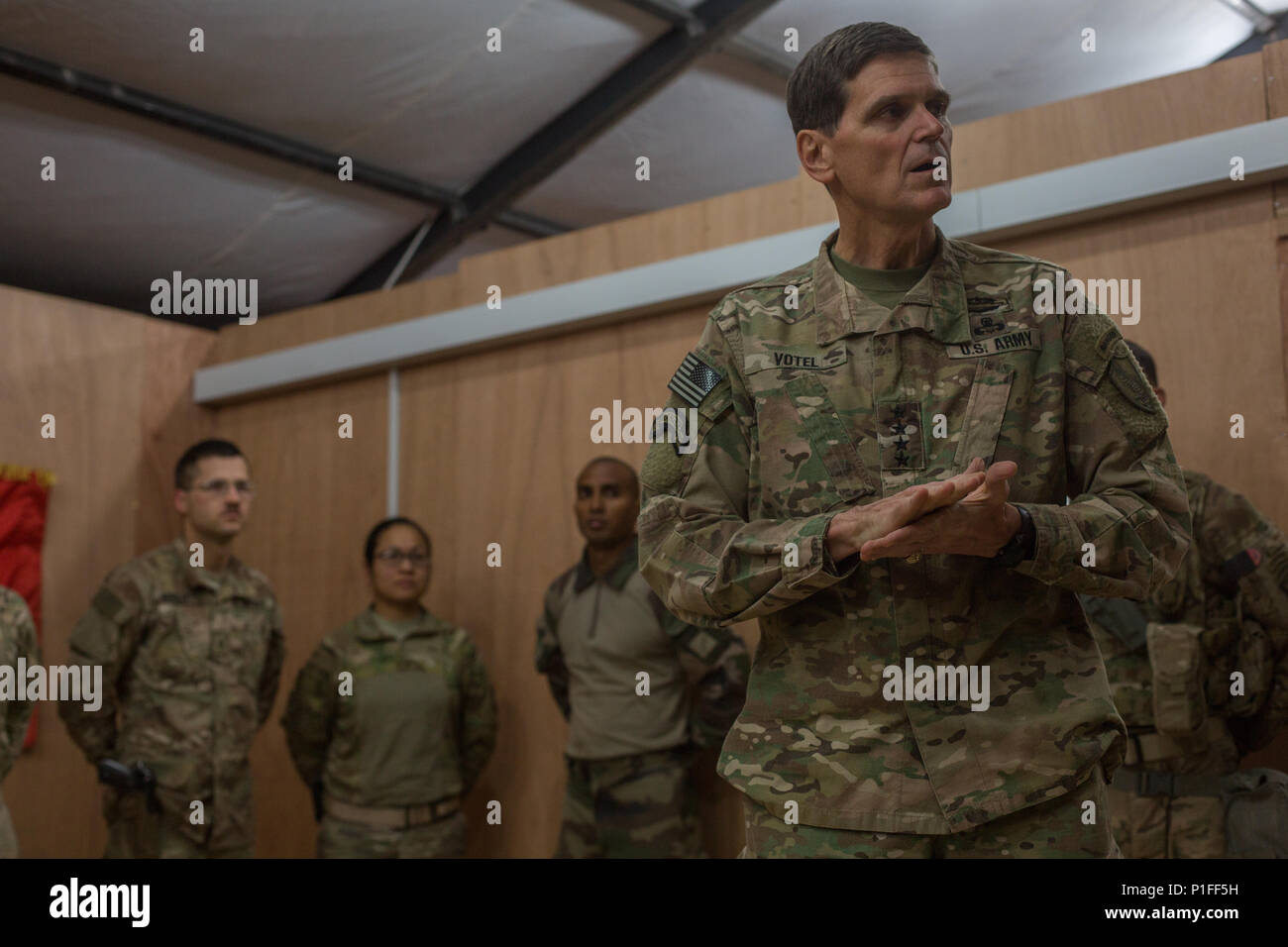 U.S. Army Gen. Joseph Votel, Commander of the United States Central ...