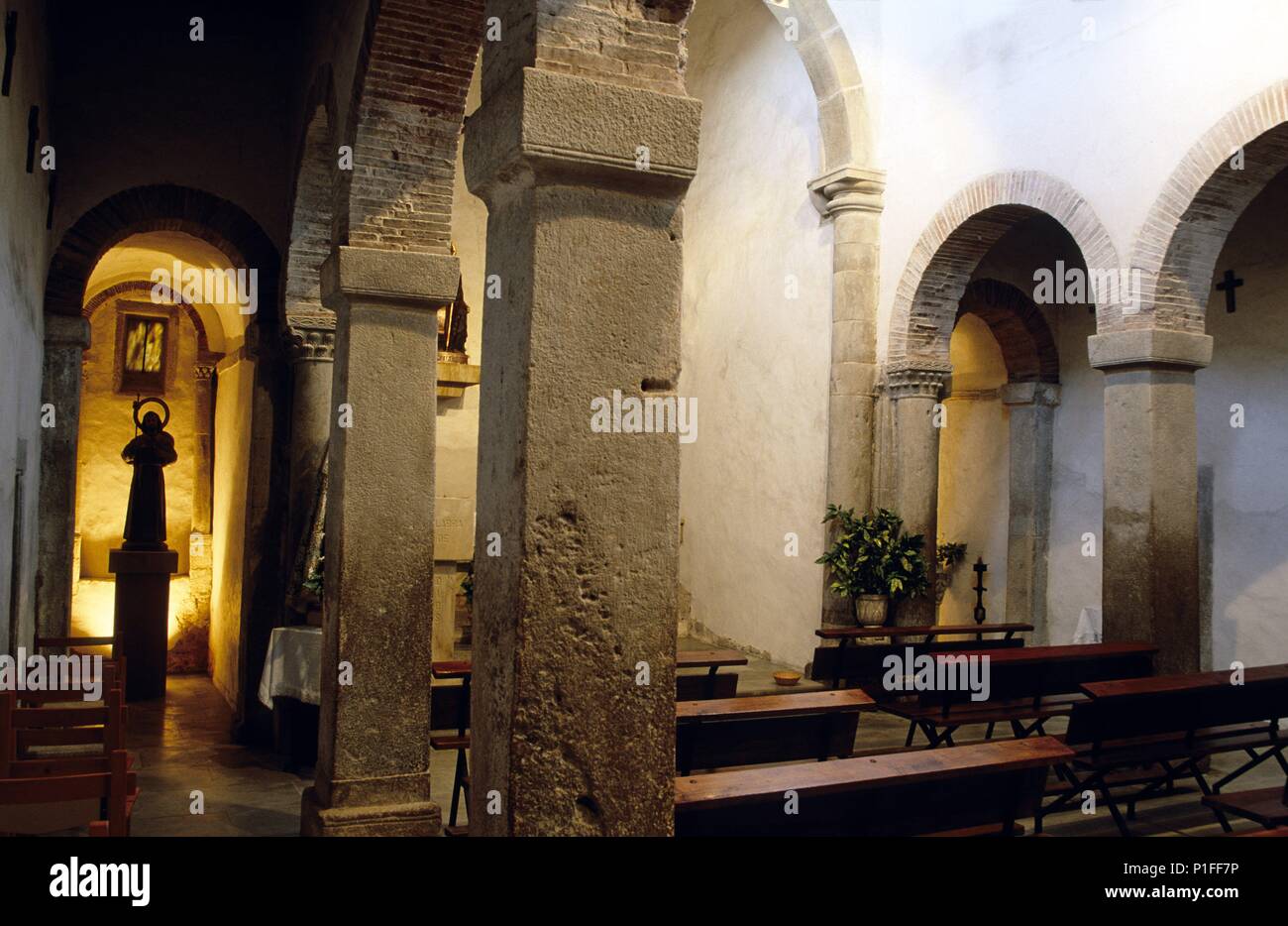 Iglesia de Santiago de Gobiendes; prerománica (Costa Verde Stock Photo ...