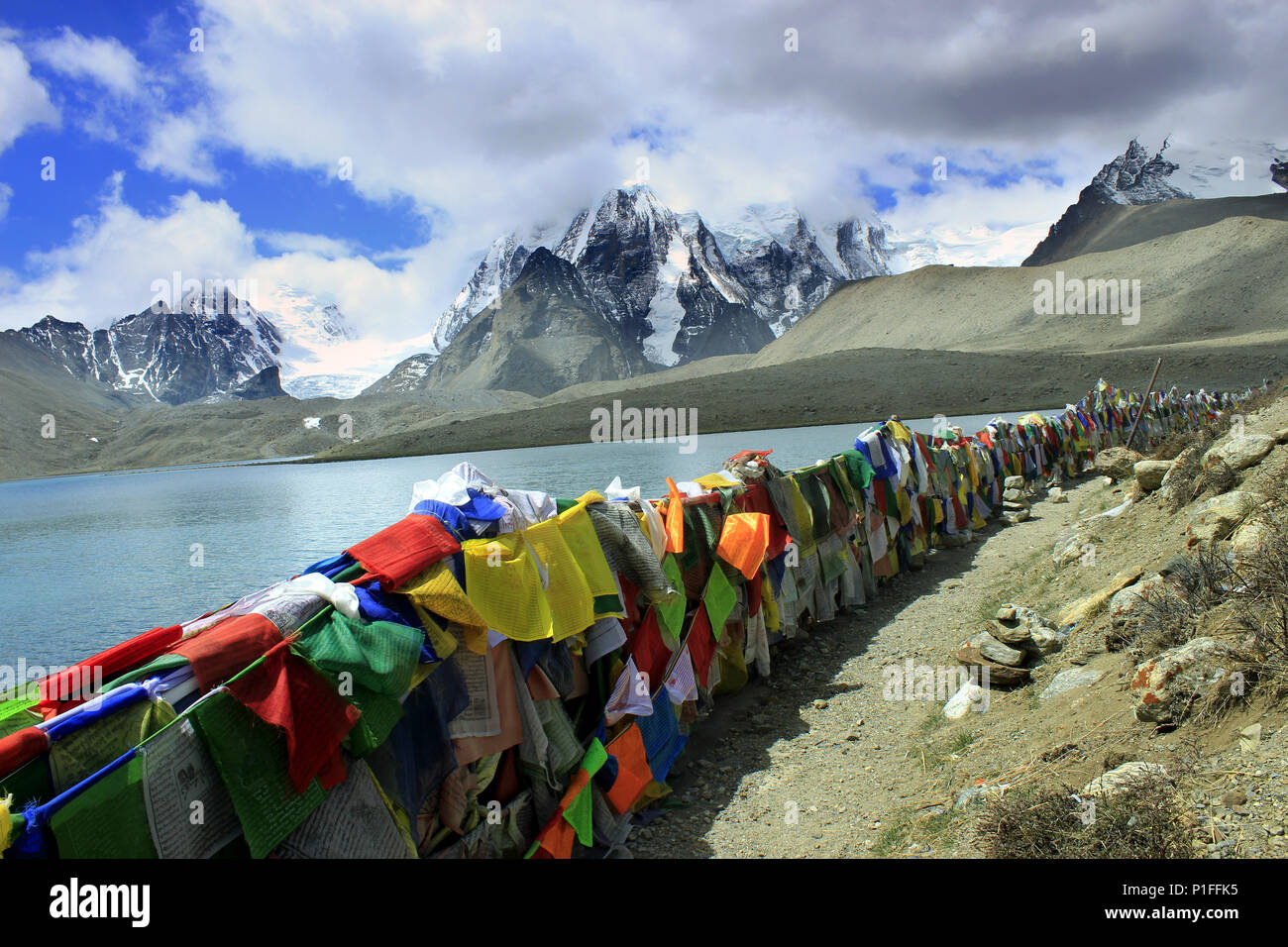 Gurudongmar Lake in North Sikkim. Gurudongmar Lake is one of the ...