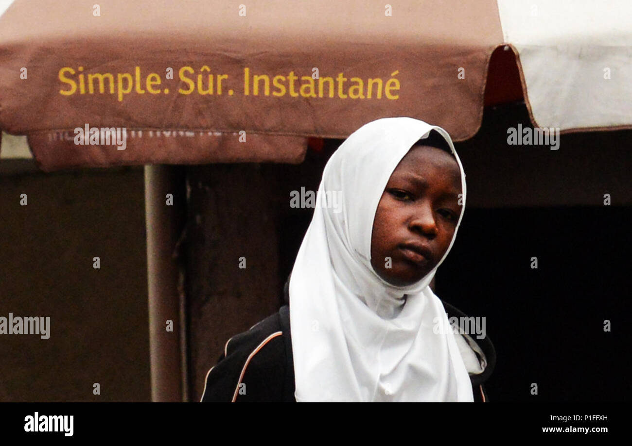 Portrait of a Congolese Muslim woman taken in Goma, DRC Stock Photo - Alamy