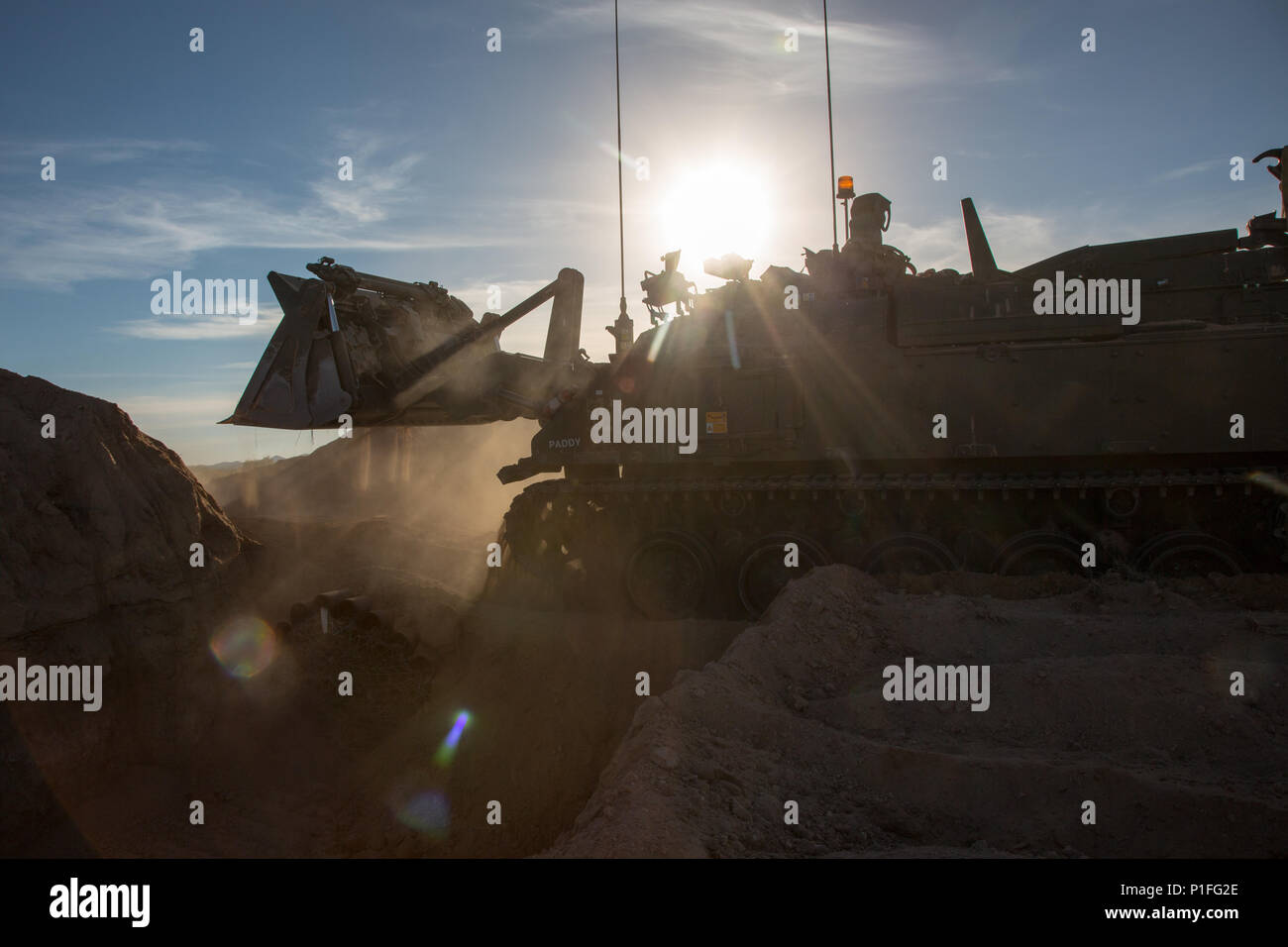British soldiers, assigned to 26th Engineer Regiment, breach through ...