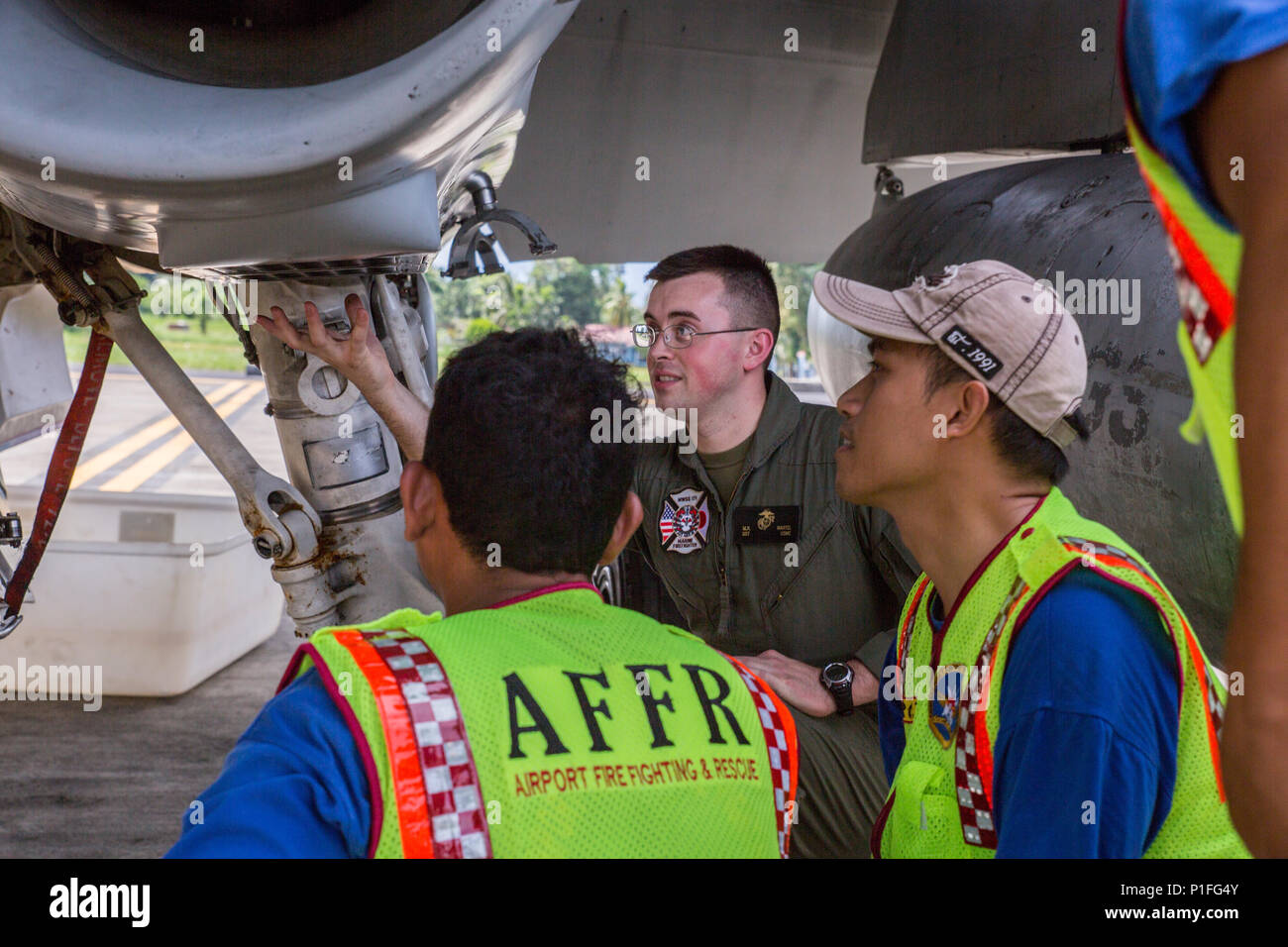U.S. Marine Corps Sgt. Matthew Martel, Expeditionary Fire Rescue with ...
