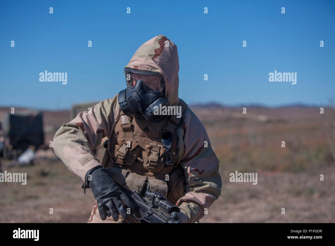 Cpl. Joshua Wolf, a chemical, biological, radiological and nuclear ...