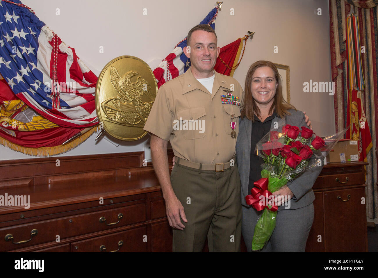 U.S. Marine Corps Lt. Col. James B. Jones, branch head, Information ...
