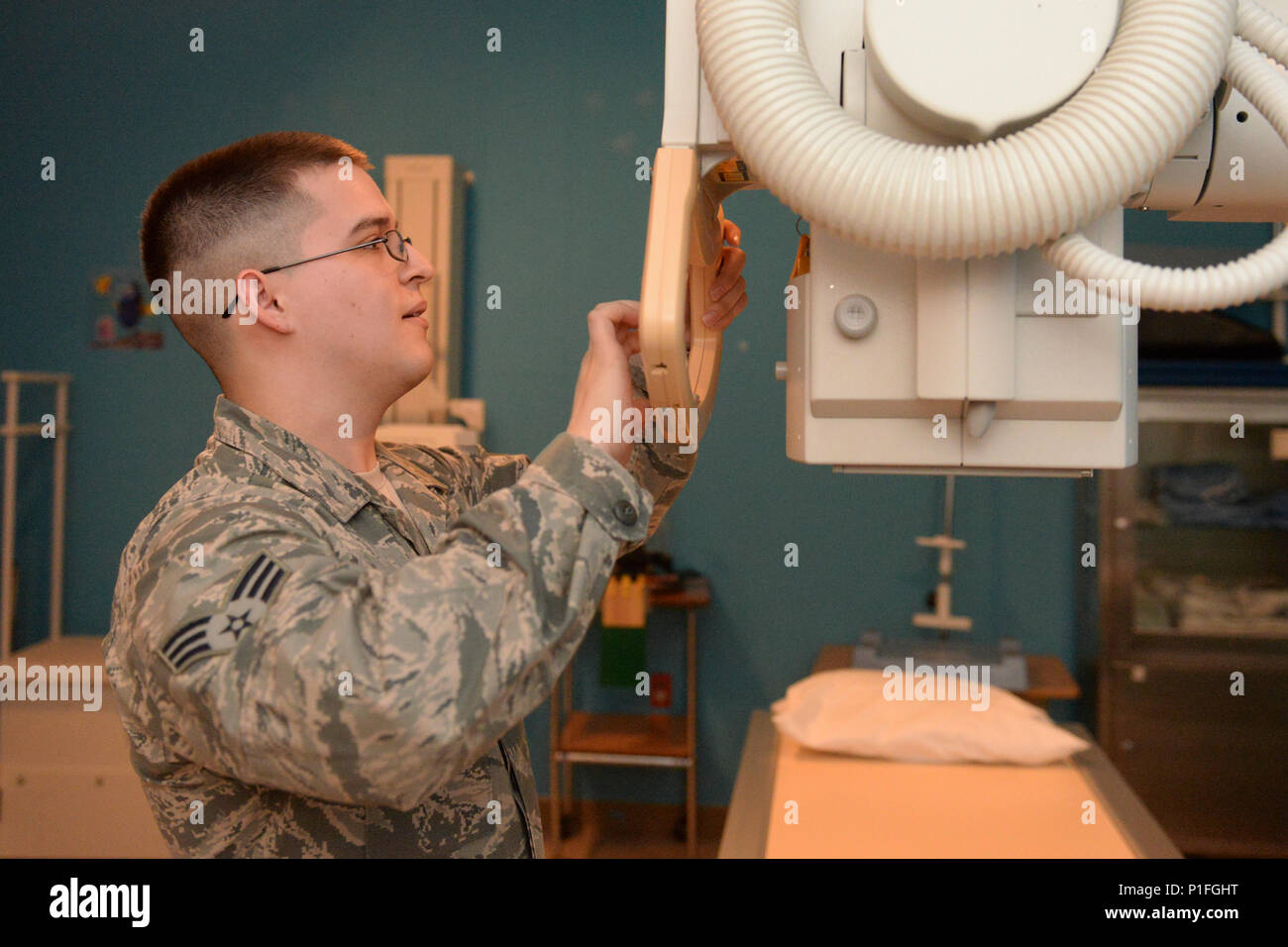 Senior Airman Awstyn Cordova, 5th Medical Support Squadron radiology ...