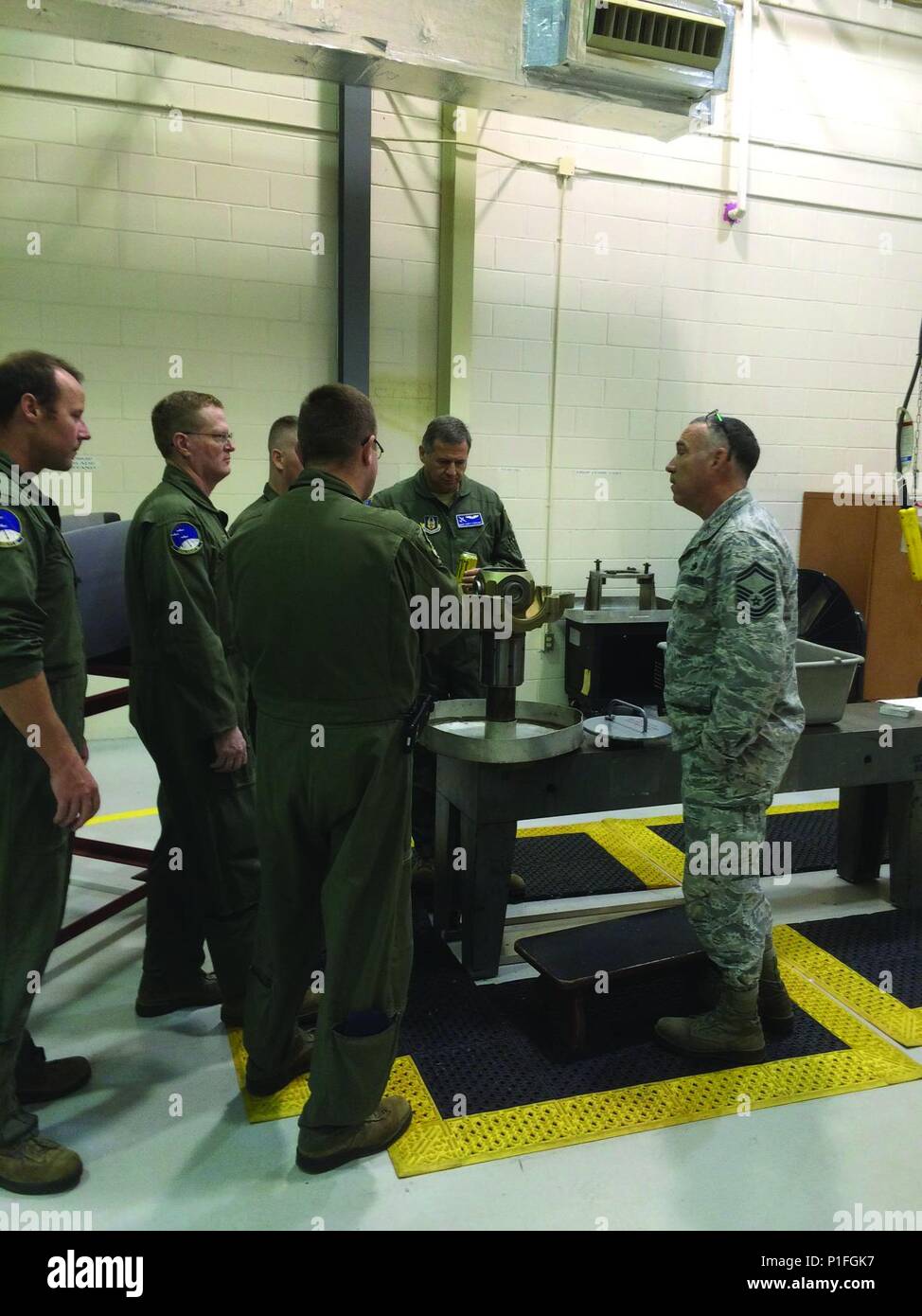 Senior Master Sgt. Mike Smith, 908th Maintenance Squadron propulsion ...