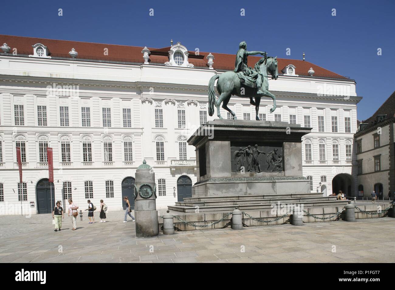. Viena / Wien; Josefsplatz (Plaza de José) formando parte de la "Alte ...