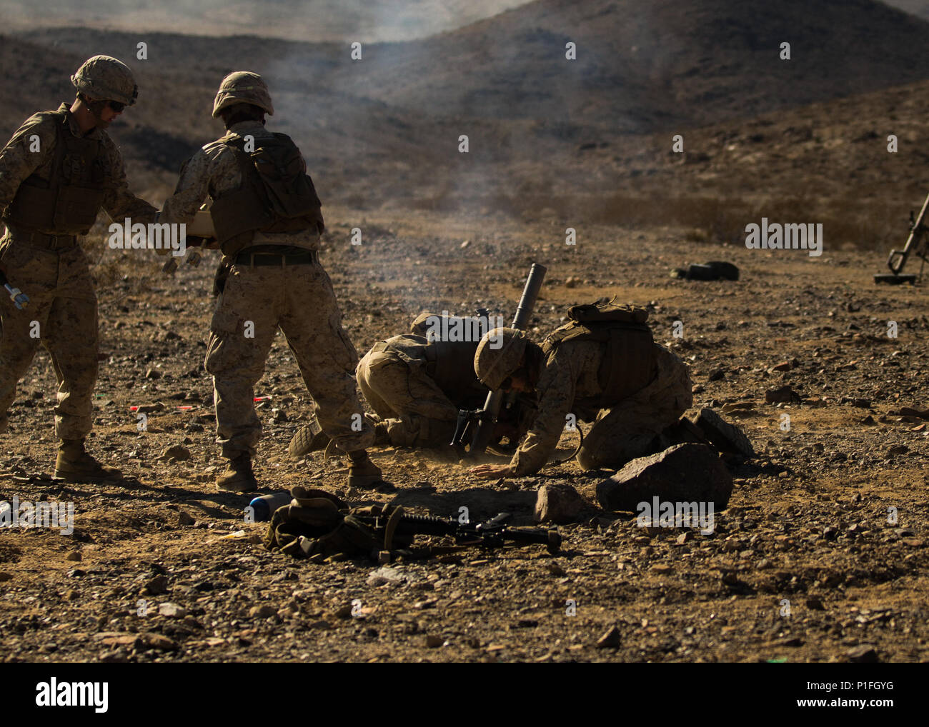 Preparing mortar assault hi-res stock photography and images - Alamy