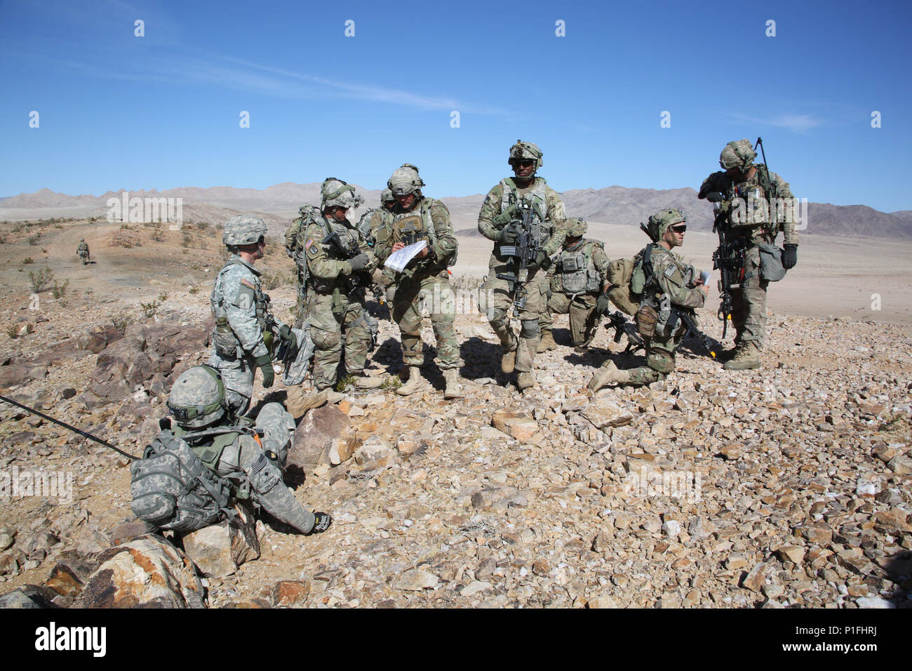 36th infantry regiment dismount patrol hi-res stock photography and ...