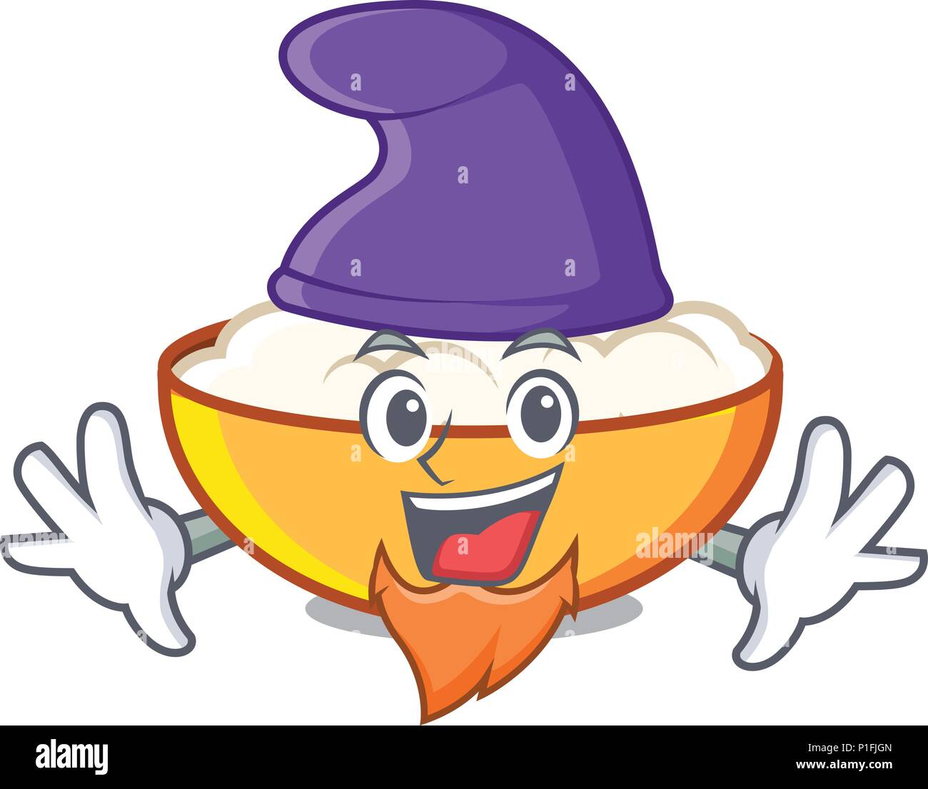Elf cottage cheese character cartoon Stock Vector Image & Art - Alamy
