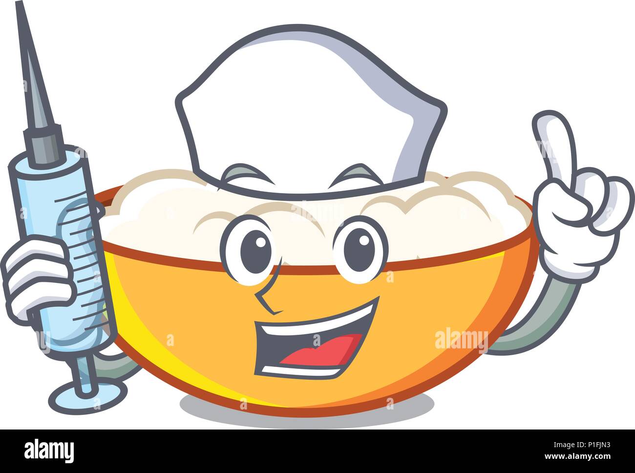 Nurse cottage cheese character cartoon Stock Vector Image & Art - Alamy