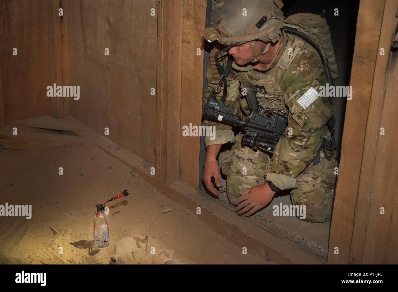 Petty Officer 3rd Class Steve Sanford, assigned to Commander, Task ...