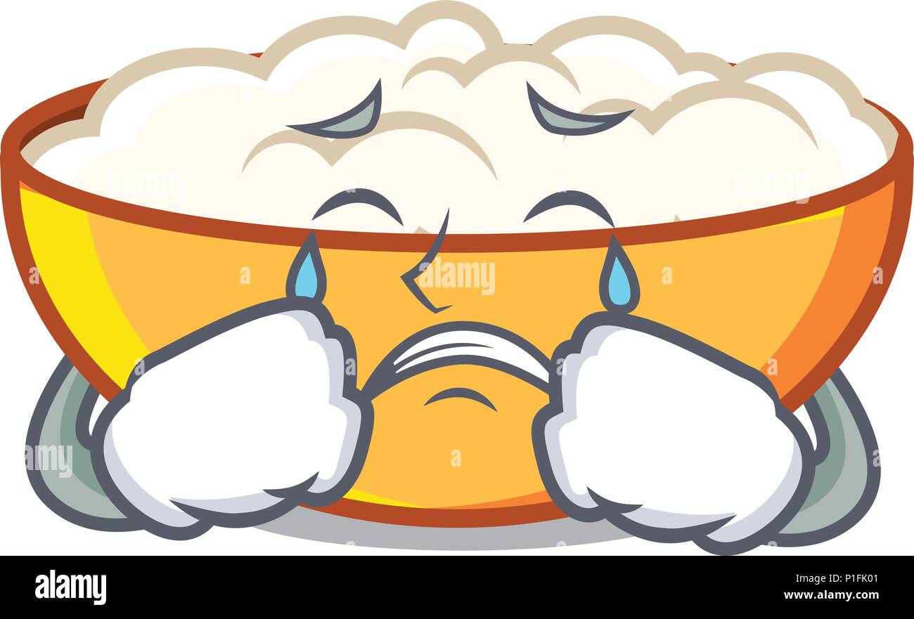 Crying cottage cheese mascot cartoon Stock Vector Image & Art - Alamy