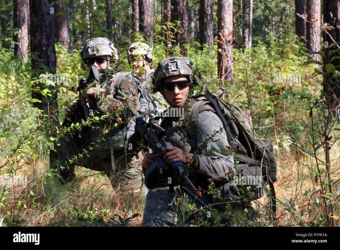 Infantymen of Alpha Company, 3rd Battalion, 7th Infantry Regiment, 2nd ...