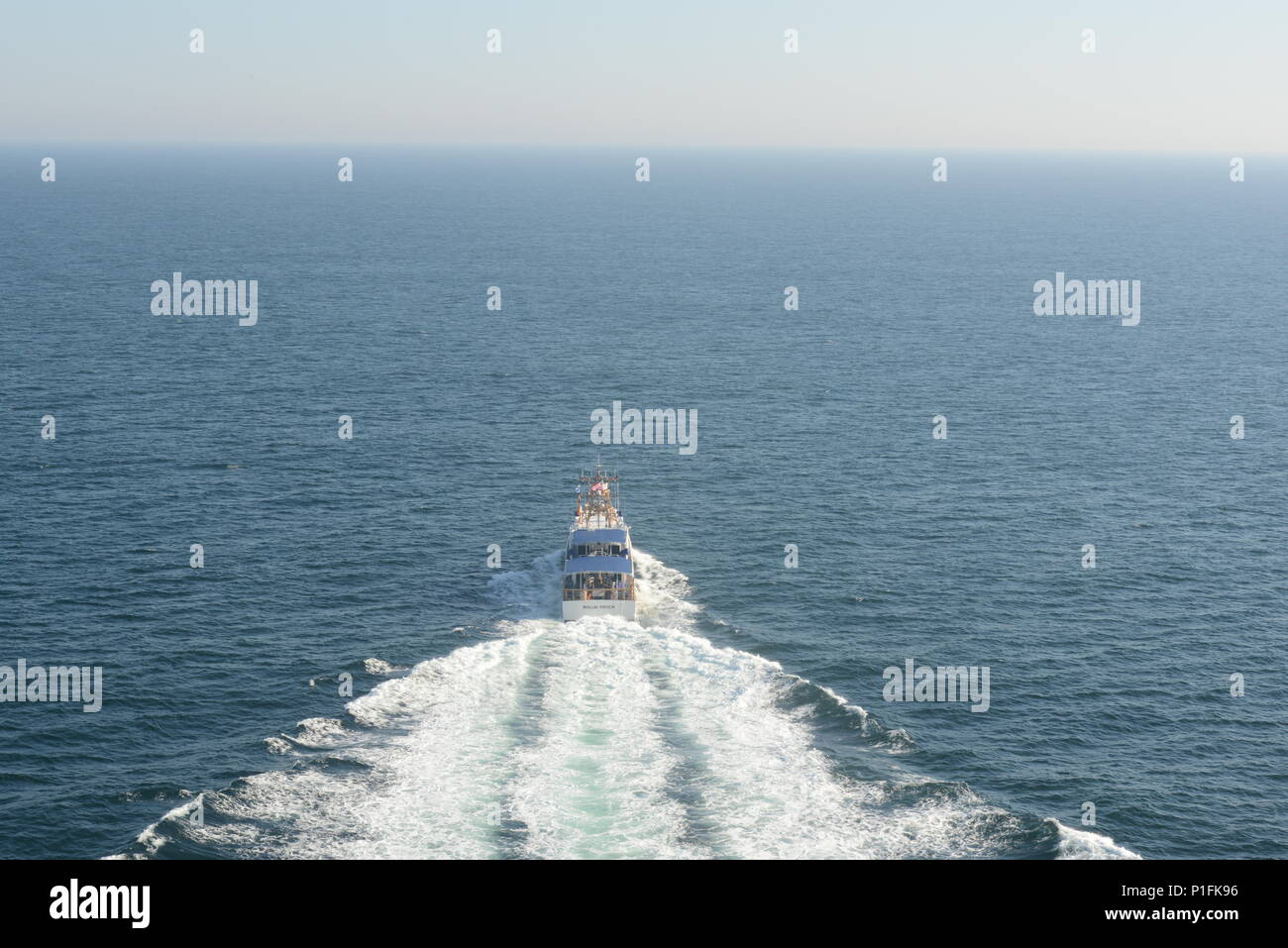 The Coast Guard Cutter Rollin Fritch underway in the Atlantic Ocean ...
