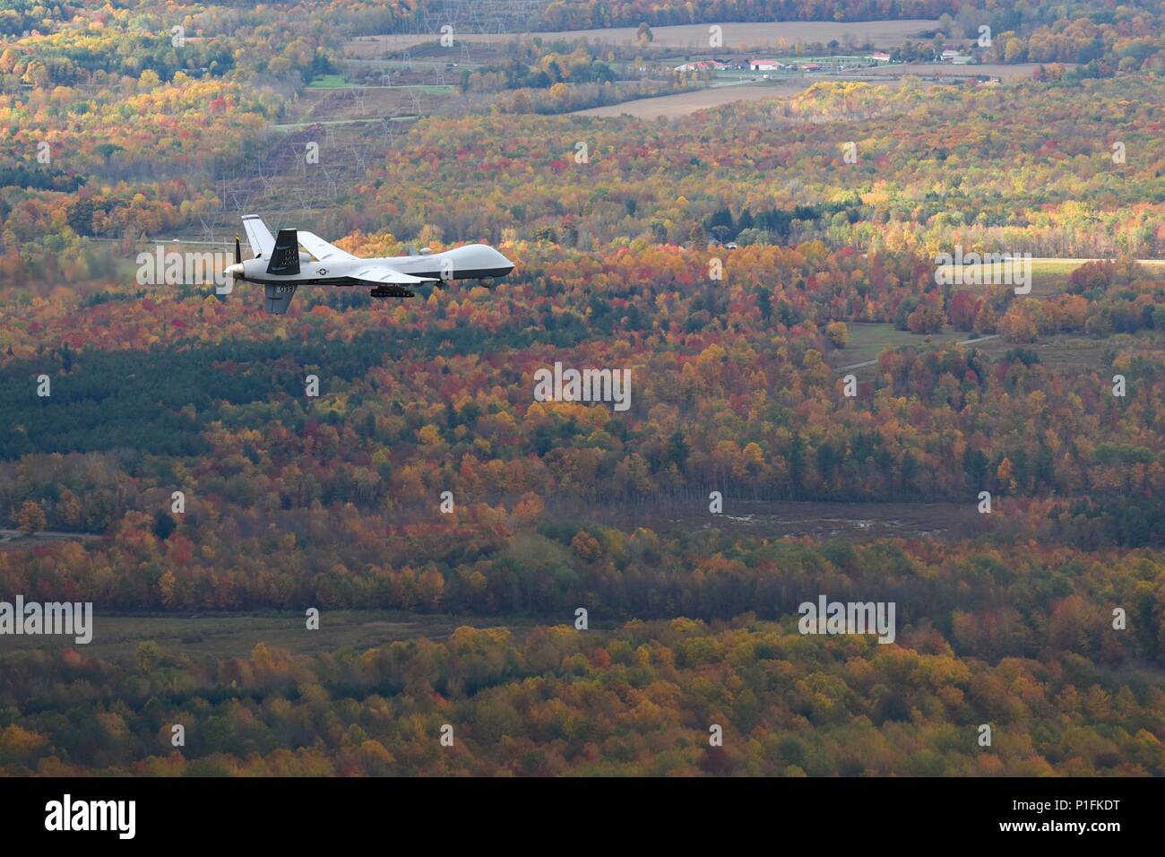 Syracuse, NY – A remotely piloted MQ-9 Reaper operated by the New York ...