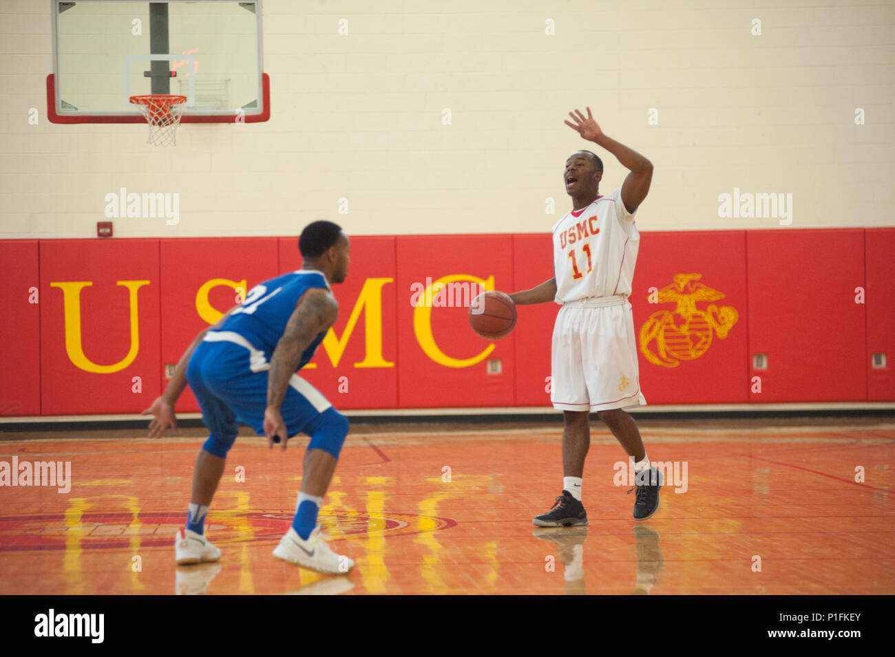 U.S. Air Force Senior Airman Daveon Allen, guard, Air Force basketball ...