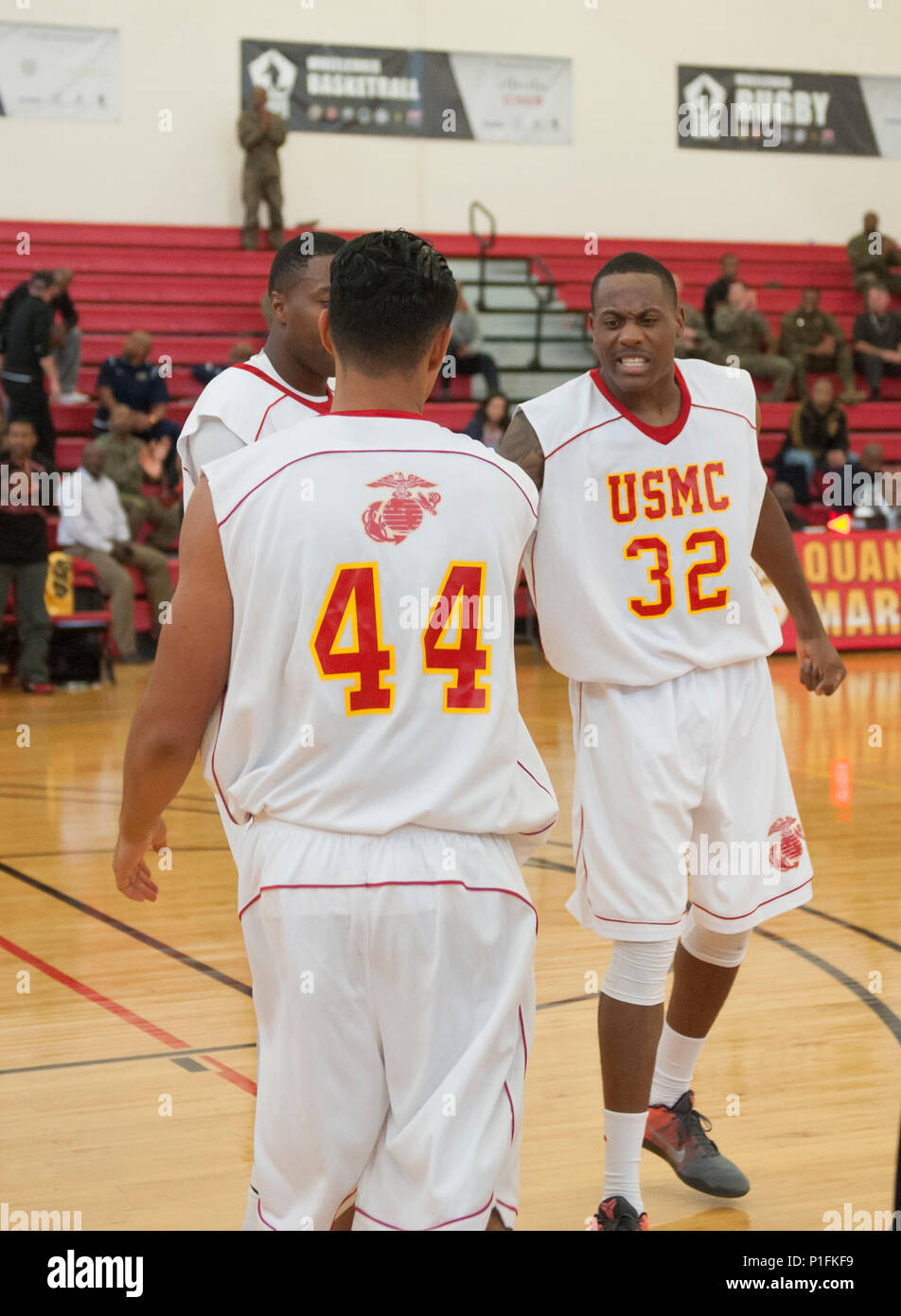 U.S. Marine Corps Sgt. Montonio Kenan, Marine Corps basketball team ...