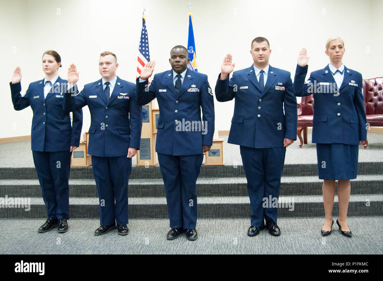 The 403rd Wing's newest staff sergeants swear the noncomissioned ...