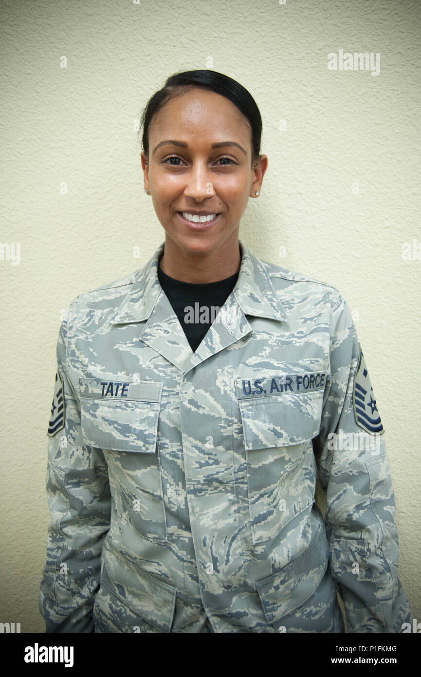 Master Sgt. Deblair Tate from the 403rd Aeromedical Staging Squadron is ...