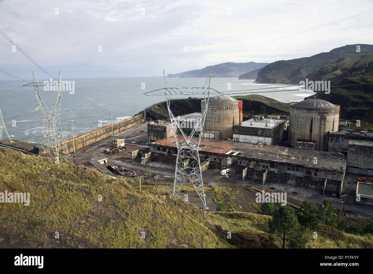 SPAIN - BASQUE COUNTRY - Munguia (district) - Biscay. Lemoniz / Lemoiz ...