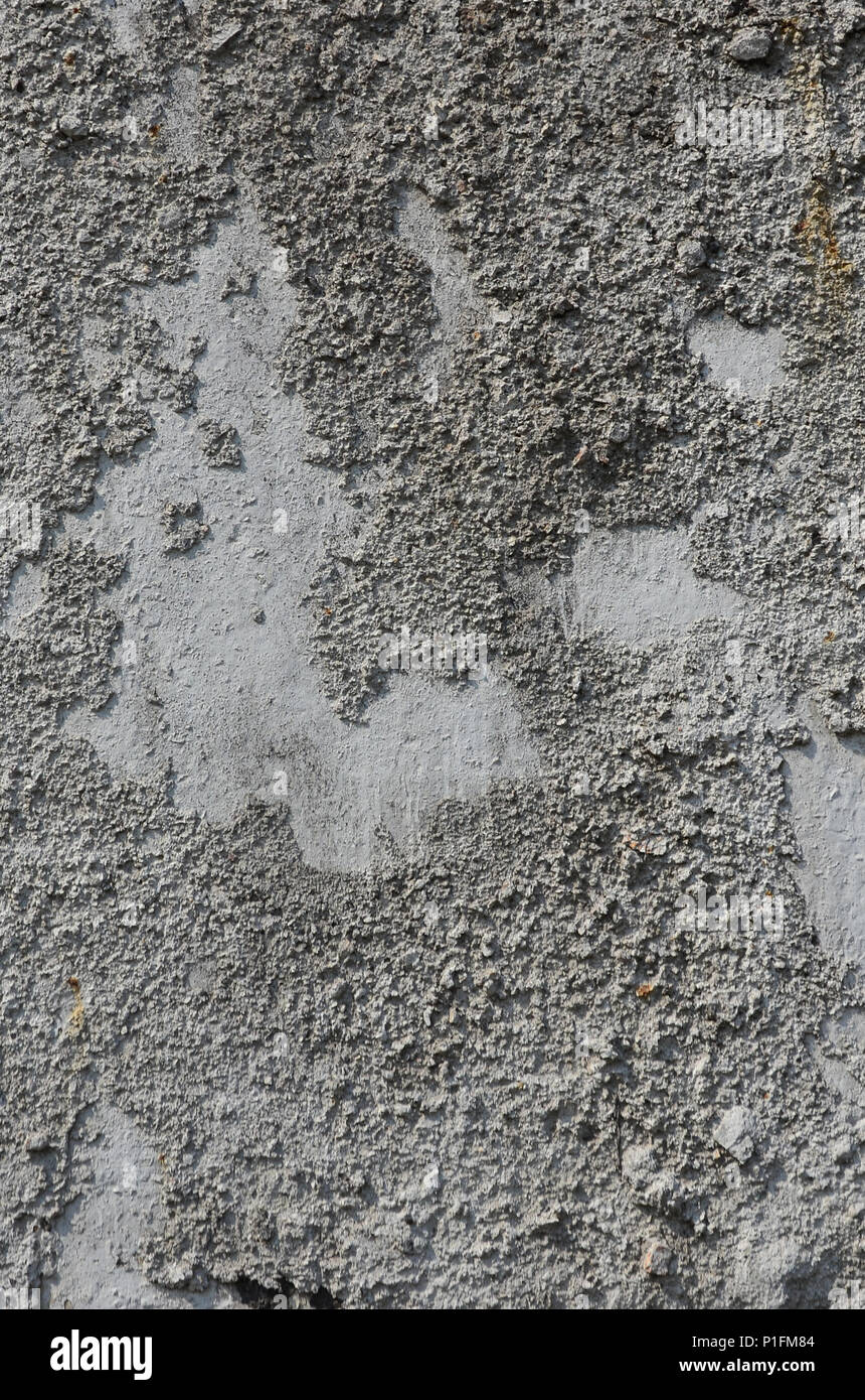 Texture of the old embossed concrete wall in gray color. Background ...